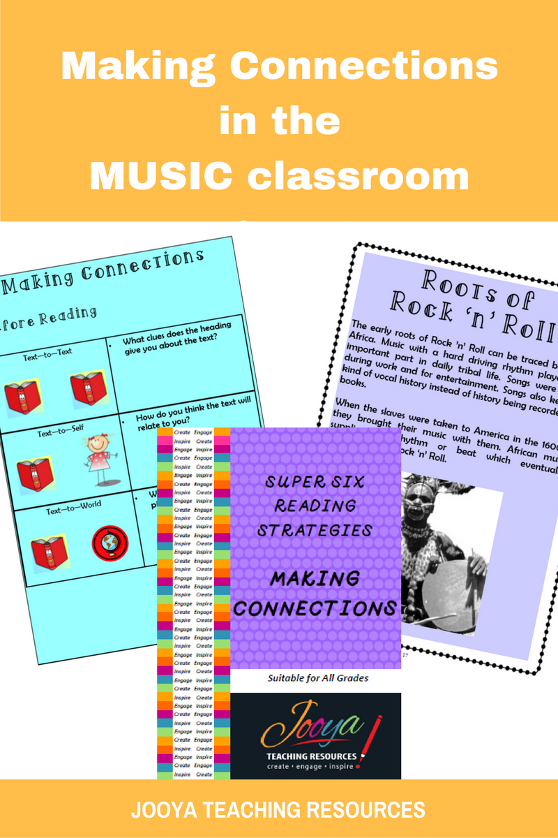 Using the Super Six Strategies in Music—Making Connections - Jooya ...