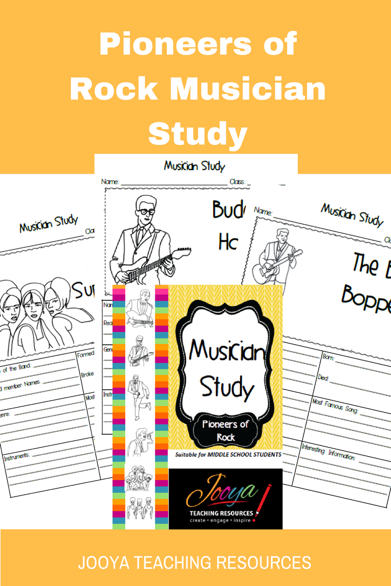 Pioneers of Rock - Jooya Teaching Resources