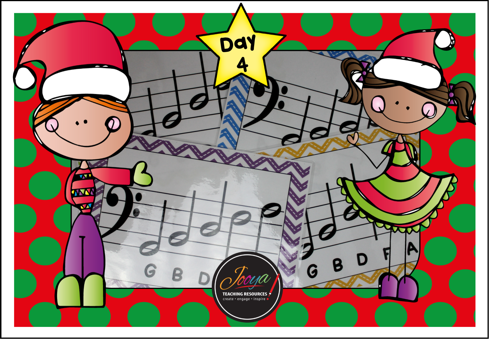 12 Days of Christmas Freebies— Day 4 - Jooya Teaching Resources