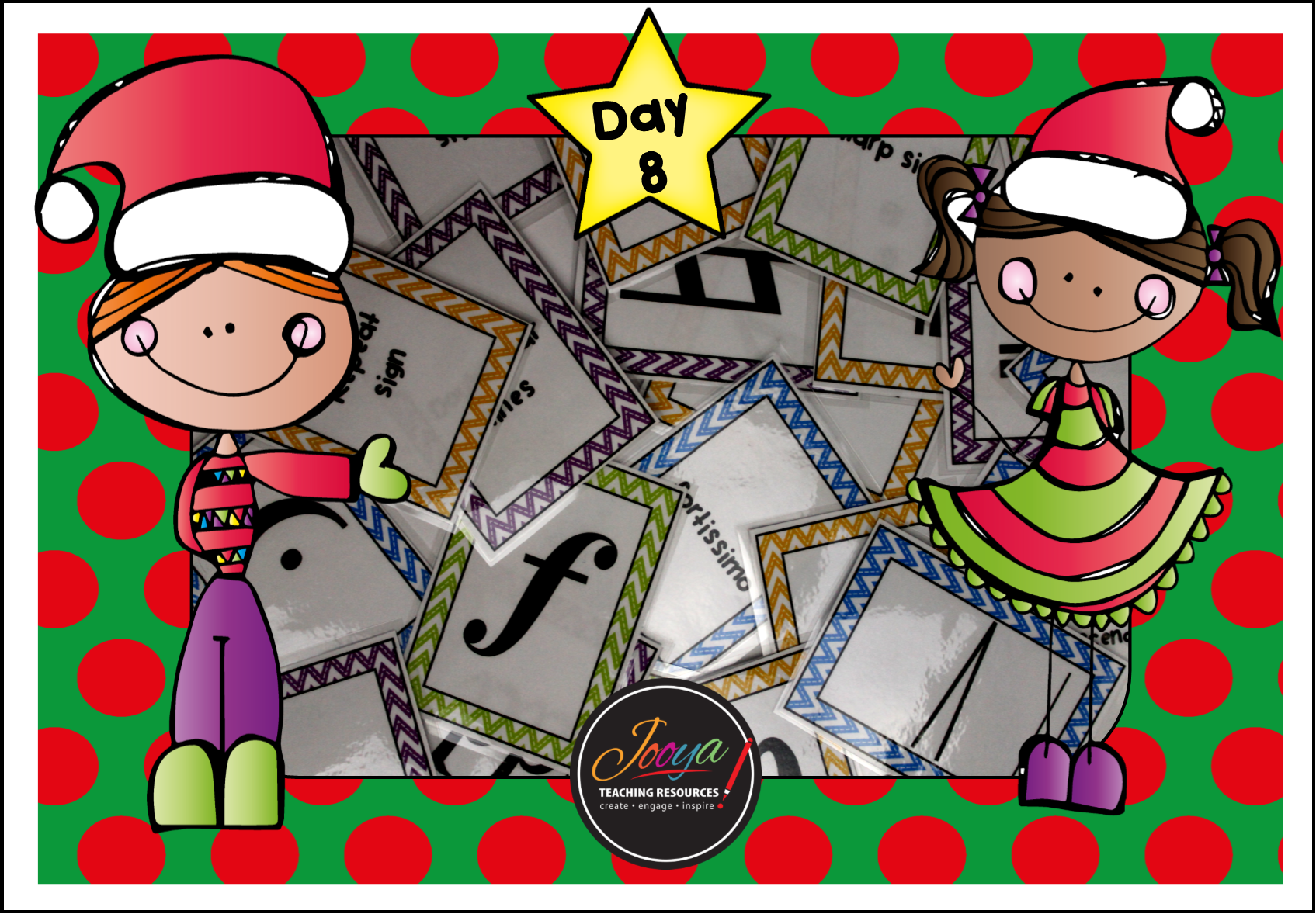12 Days of Christmas Freebies— Day 8 - Jooya Teaching Resources