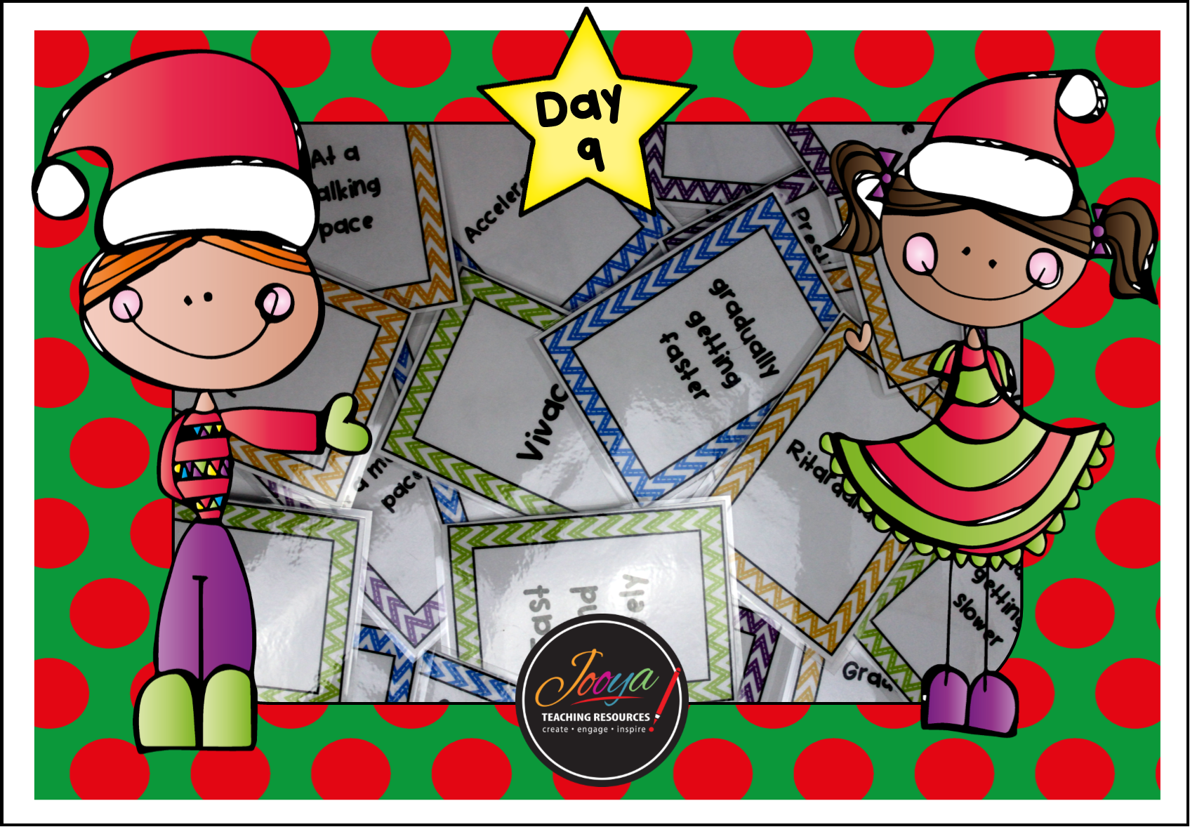 12 Days of Christmas Freebies— Day 9 - Jooya Teaching Resources
