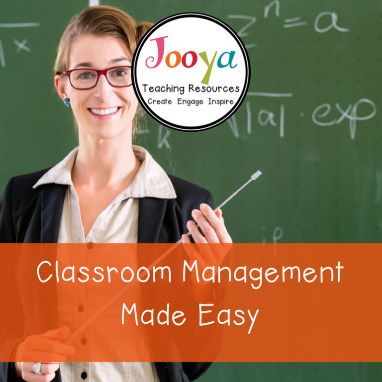 Classroom Management Made Easy - Jooya Teaching Resources