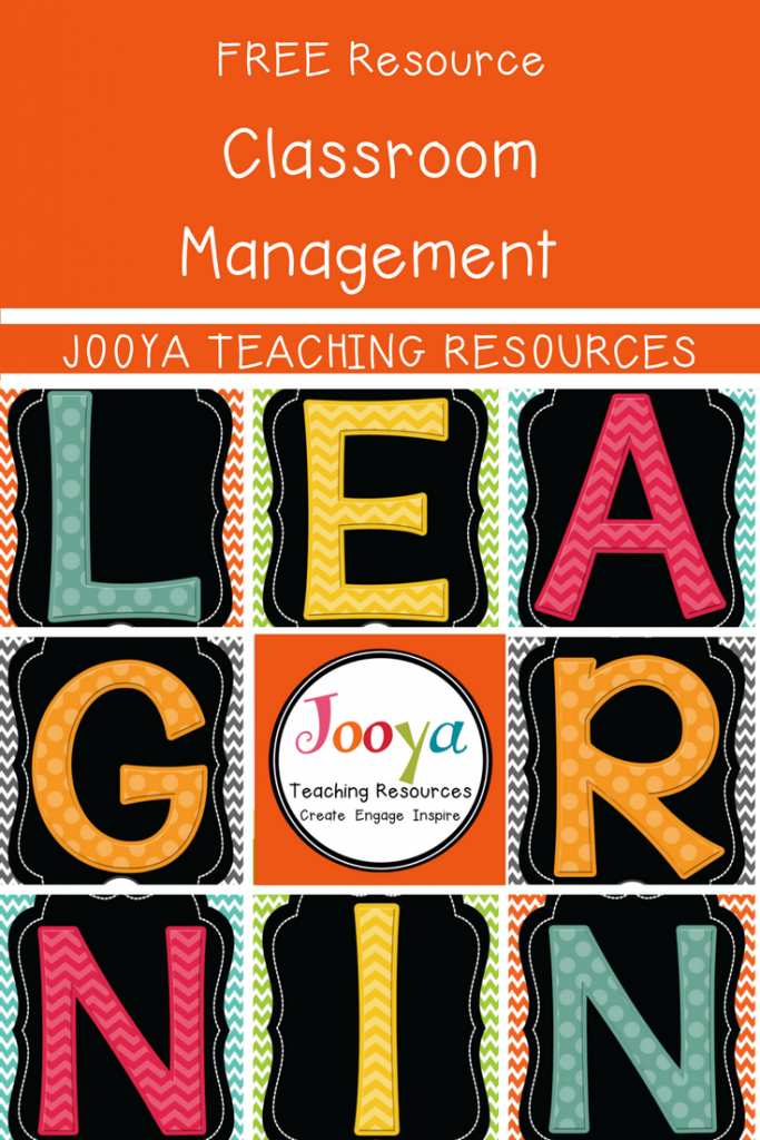 Classroom Management Made Easy - Jooya Teaching Resources