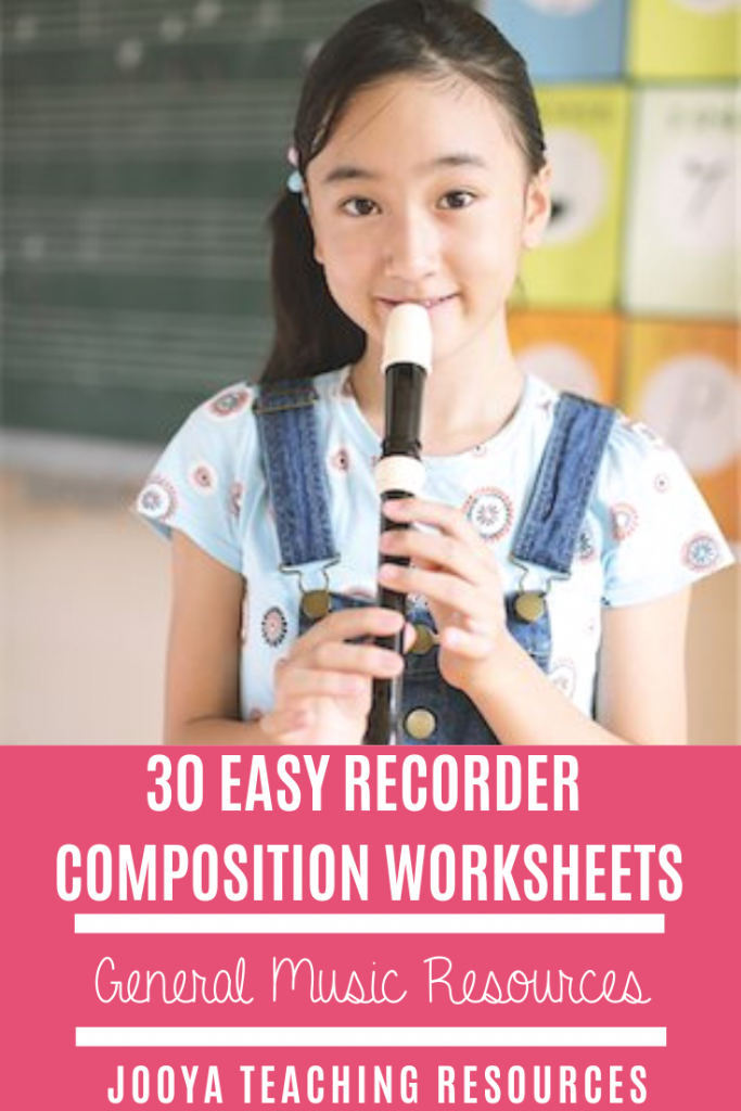 Easy Recorder Composition - Jooya Teaching Resources