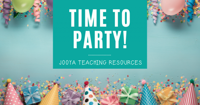 Time to Party! - Jooya Teaching Resources