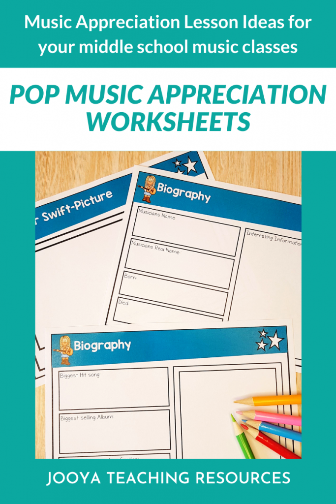 How to Teach Pop Music Appreciation in Middle School - Jooya Teaching ...
