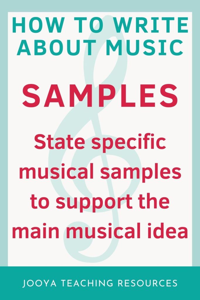 How To Write About Music With These 5 Easy Steps - Jooya Teaching Resources