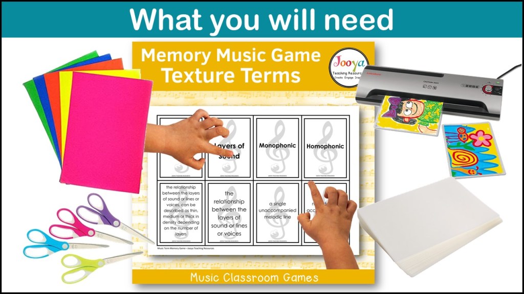 2 Fun Games to Play for Learning the Definition for Texture in Music ...