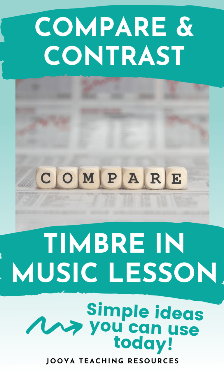 5 Engaging Music Lesson Activities to Teach What is the Timbre in Music ...