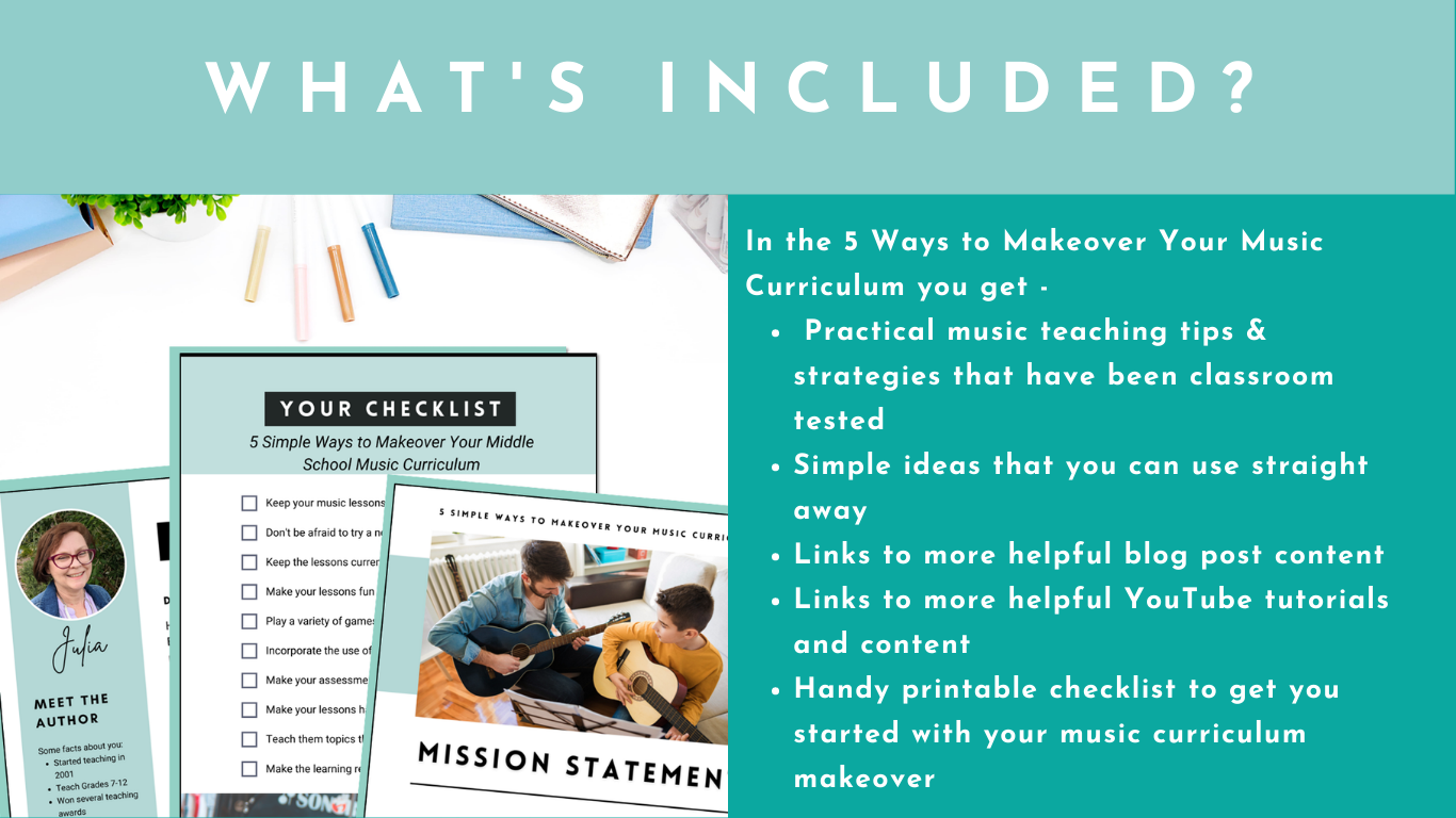 Makeover Your Music Curriculum Guide - Jooya Teaching Resources