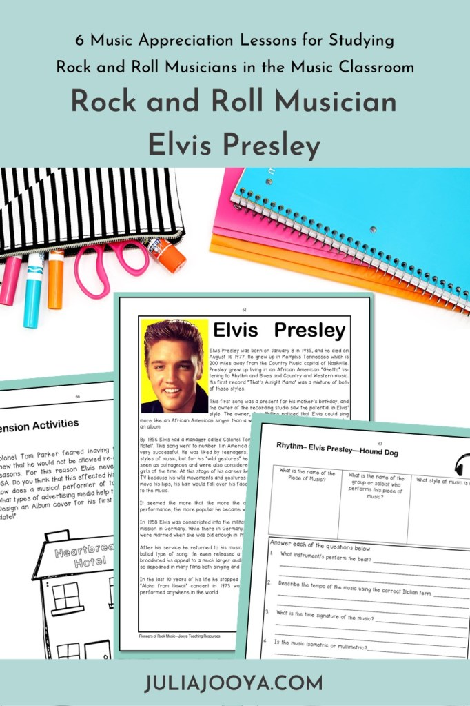 6 Music Appreciation Lessons for Studying Rock and Roll Musicians in ...