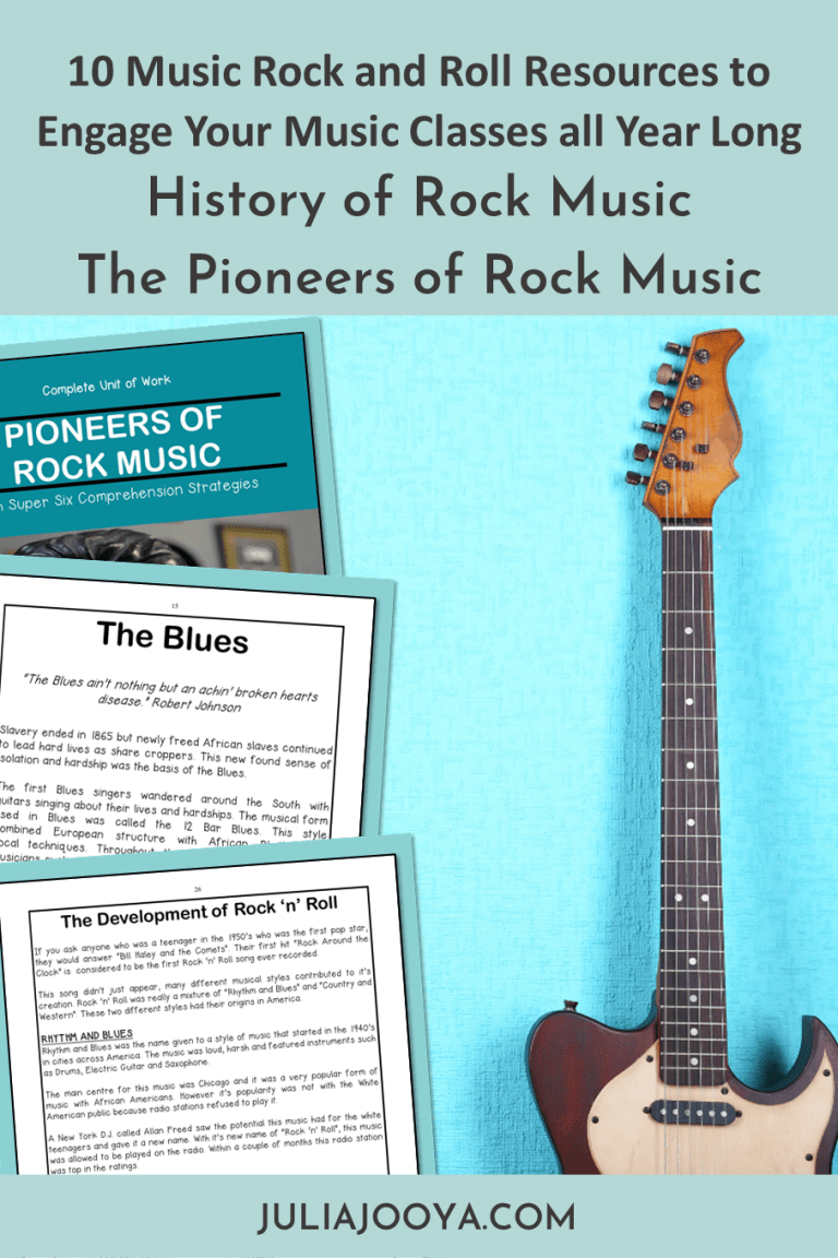 10 Music Rock and Roll Resources to Engage Your Music Classes all Year ...