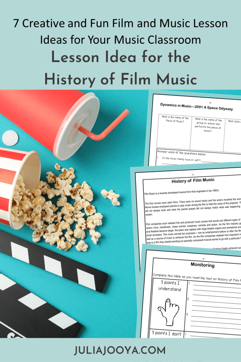 7 Creative and Fun Film and Music Lesson Ideas for Your Music Classroom ...