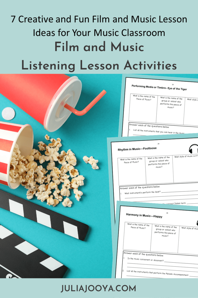 7 Creative and Fun Film and Music Lesson Ideas for Your Music Classroom ...