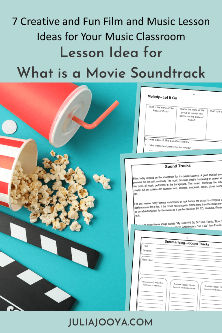 7 Creative and Fun Film and Music Lesson Ideas for Your Music Classroom ...