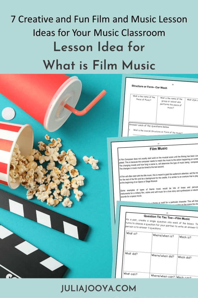 7 Creative and Fun Film and Music Lesson Ideas for Your Music Classroom ...