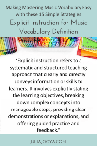 Making Mastering Music Vocabulary Easy with these 15 Simple Strategies ...