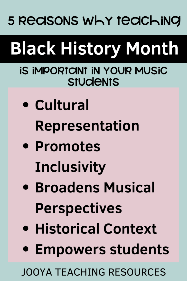 20 Easy Lessons for Celebrating Black History Month in Music Class ...
