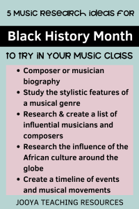 20 Easy Lessons for Celebrating Black History Month in Music Class ...