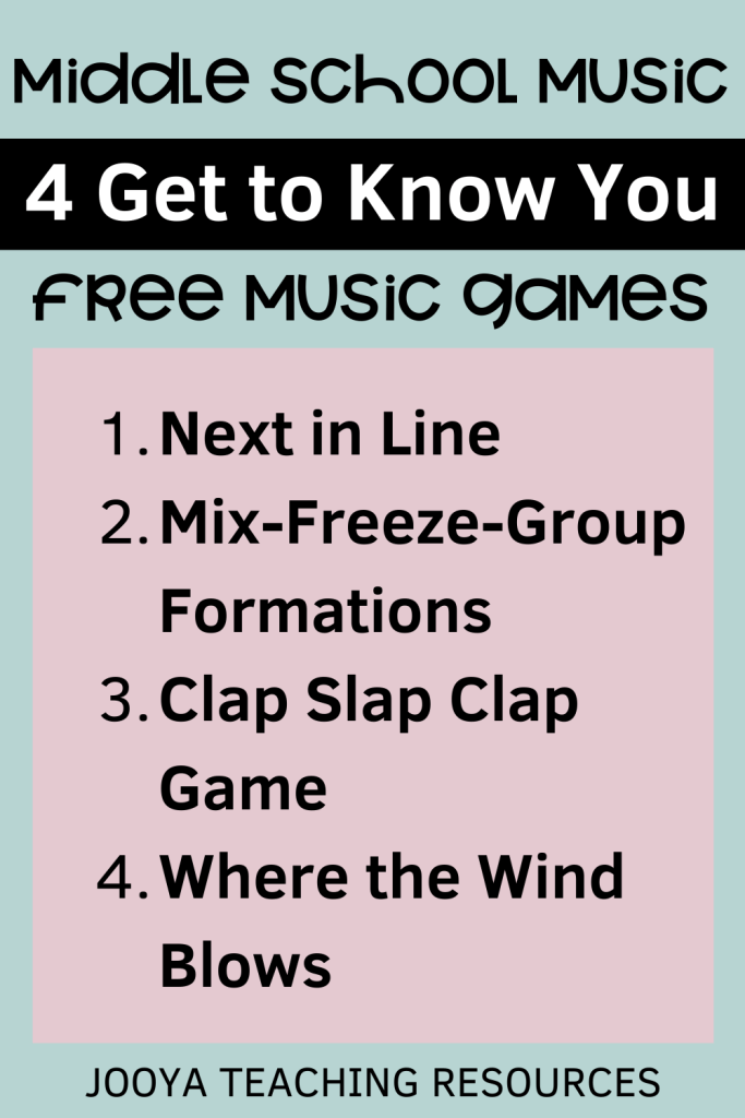 11 Free Music Games for the Music Classroom - Jooya Teaching Resources