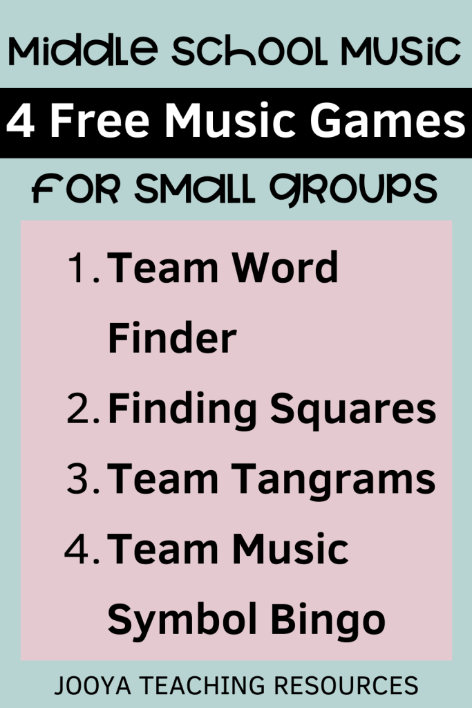 11 Free Music Games for the Music Classroom - Jooya Teaching Resources