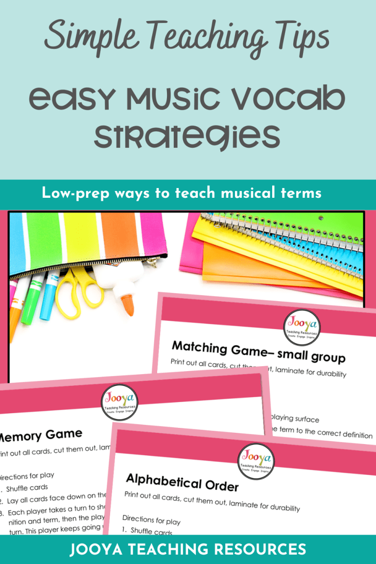 How to Use Musical Terminology and Definitions to Boost Music Literacy ...